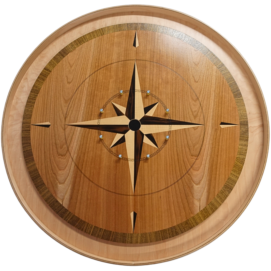 Exotic Hand Inlay Crokinole Boards – Crokinole Canada - Crokinole ...