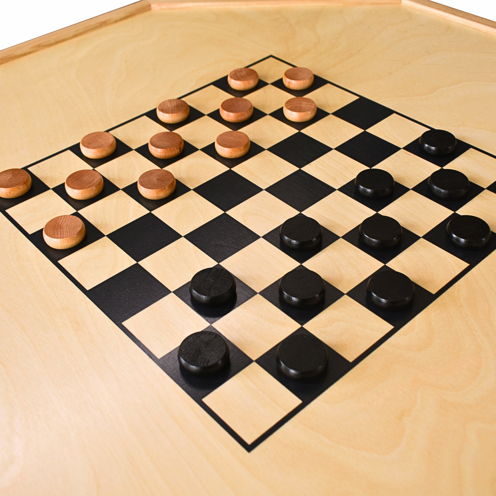 The Gold Standard - Traditional Crokinole Board Game Set – Crokinole ...