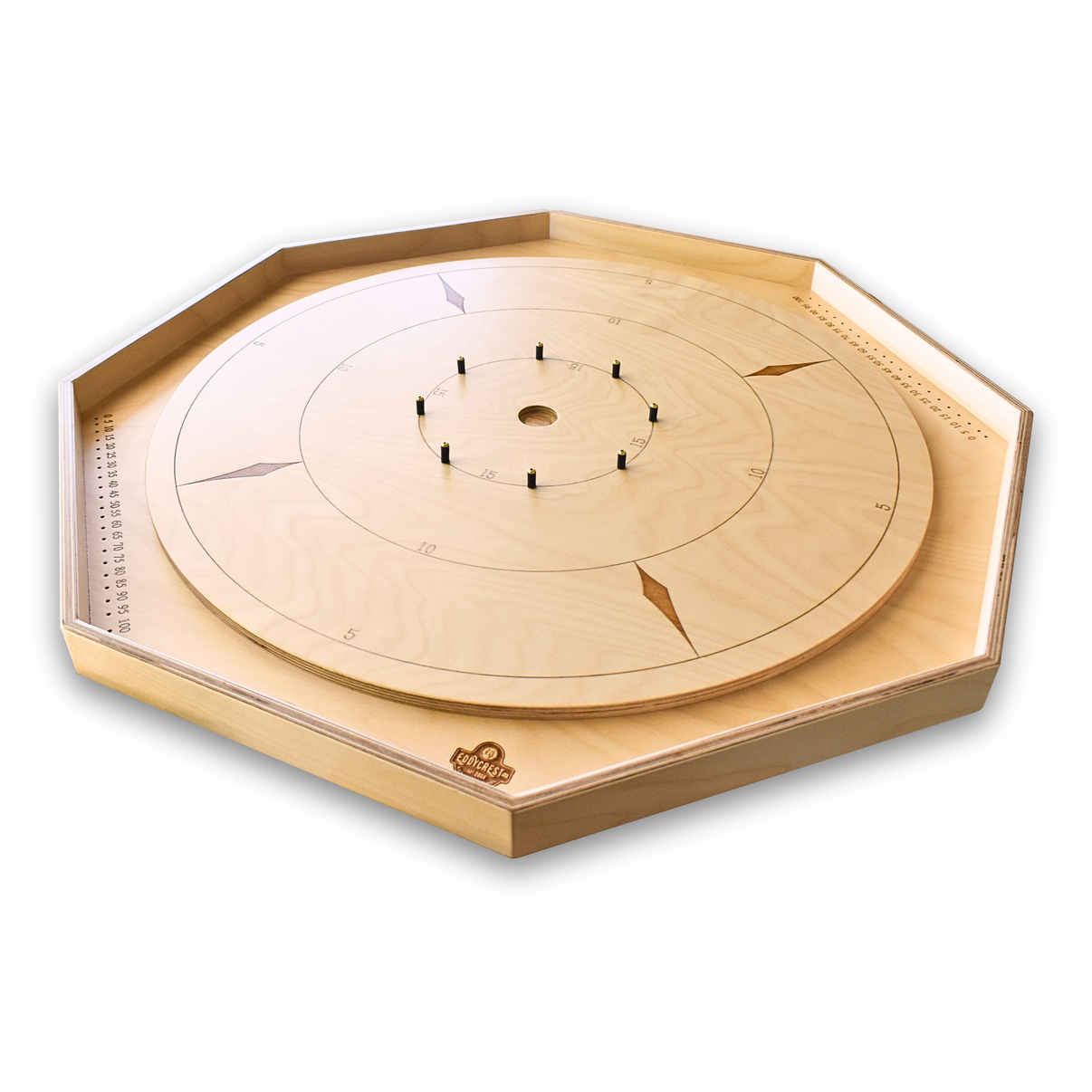 The Crokinole Master - Large Traditional Crokinole Board Game Set ...