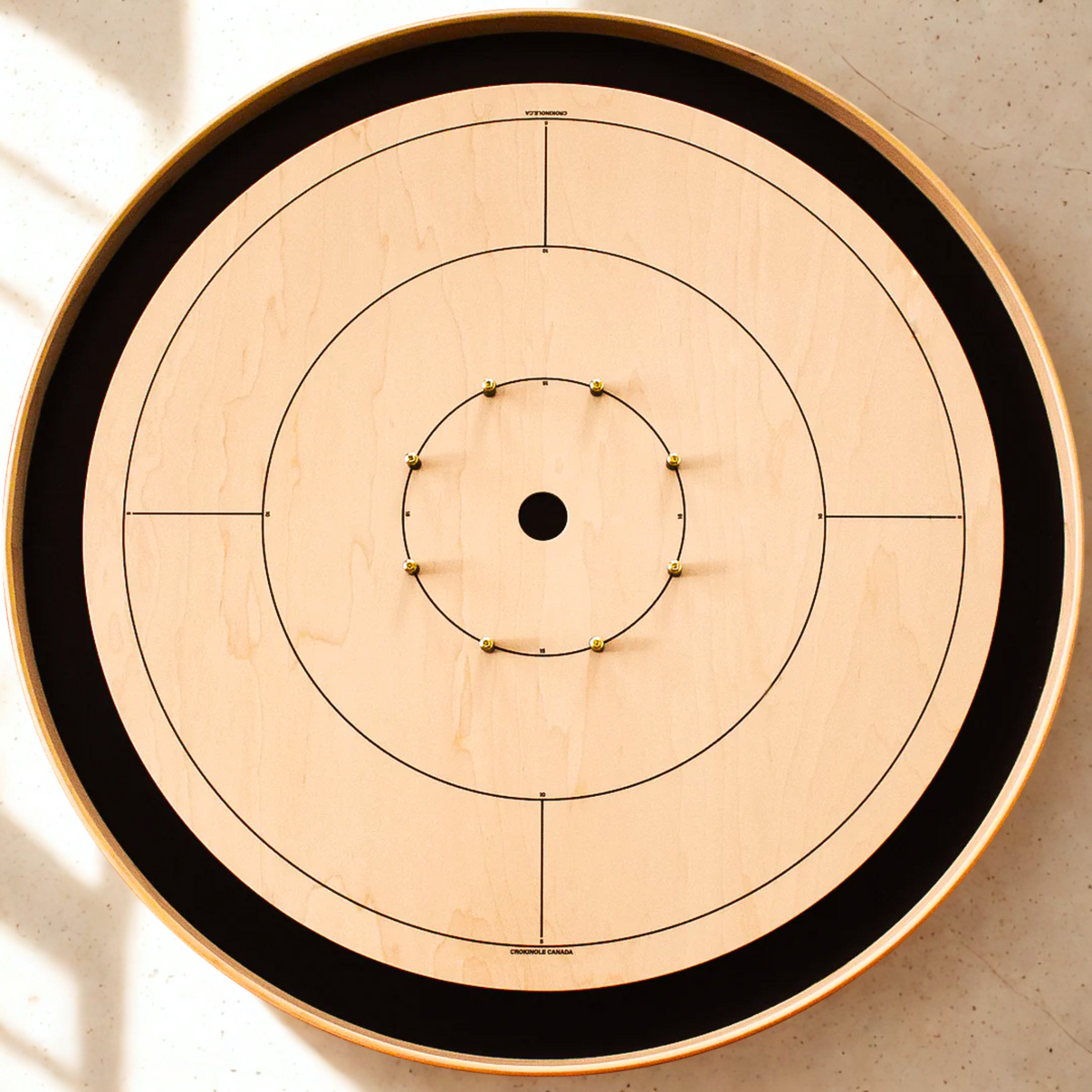 The Crokinole Canada Board (With Branding) - Tournament Board Game Set ...