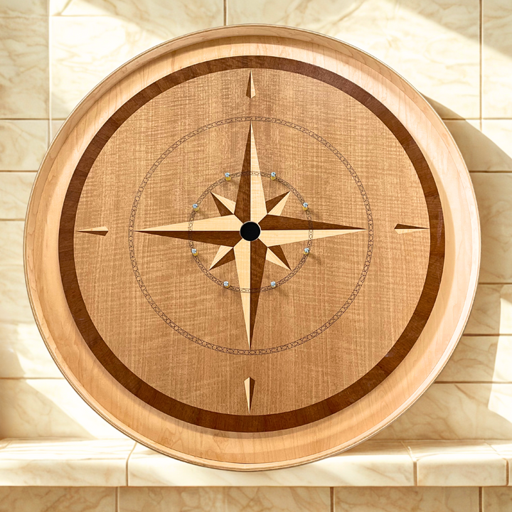 Original One-Of-A-Kind Hand Inlay – Crokinole Canada - Crokinole Boards ...