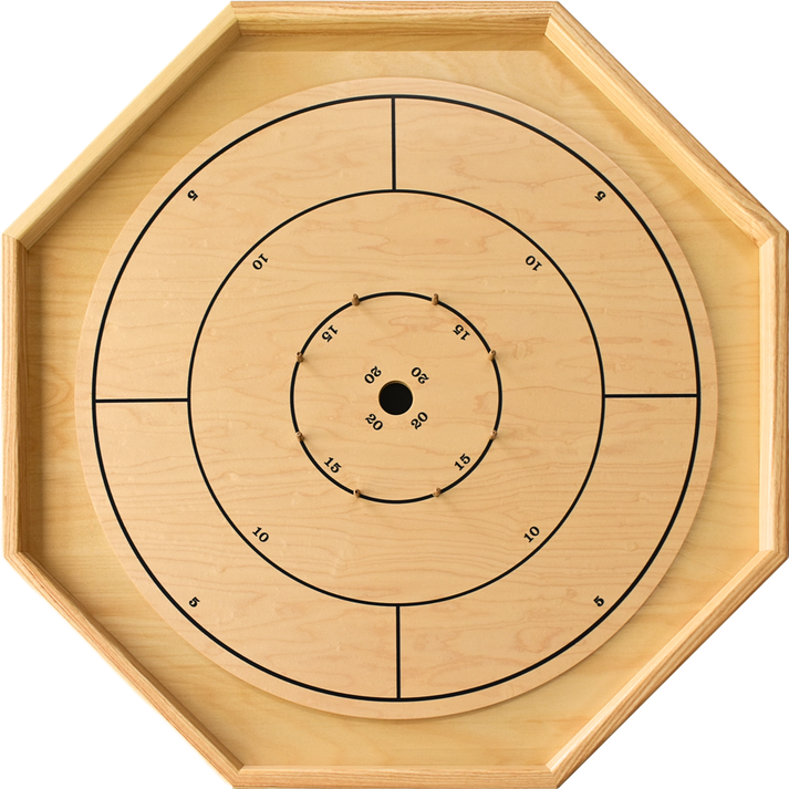 The Gold Standard - Traditional Crokinole Board Game Set – Crokinole ...