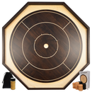 Crokinole Board For Beginners - Walnut & Maple Melamine - Traditional ...