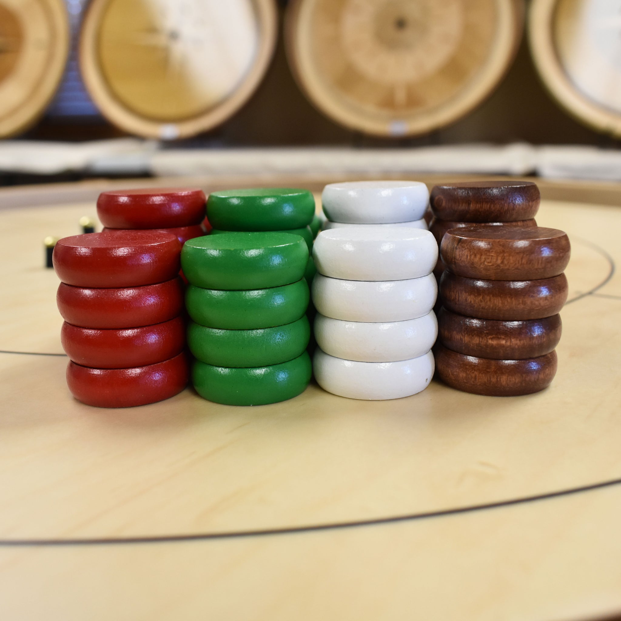 4 Player Crokinole Disc Party Pack (52 Discs) - Christmas Edition ...