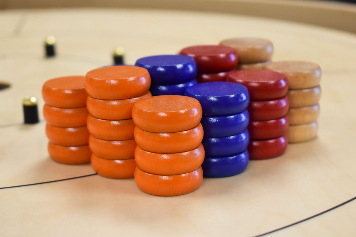 4 Player Crokinole Disc Party Pack (52 Discs) - Hockey Edition ...